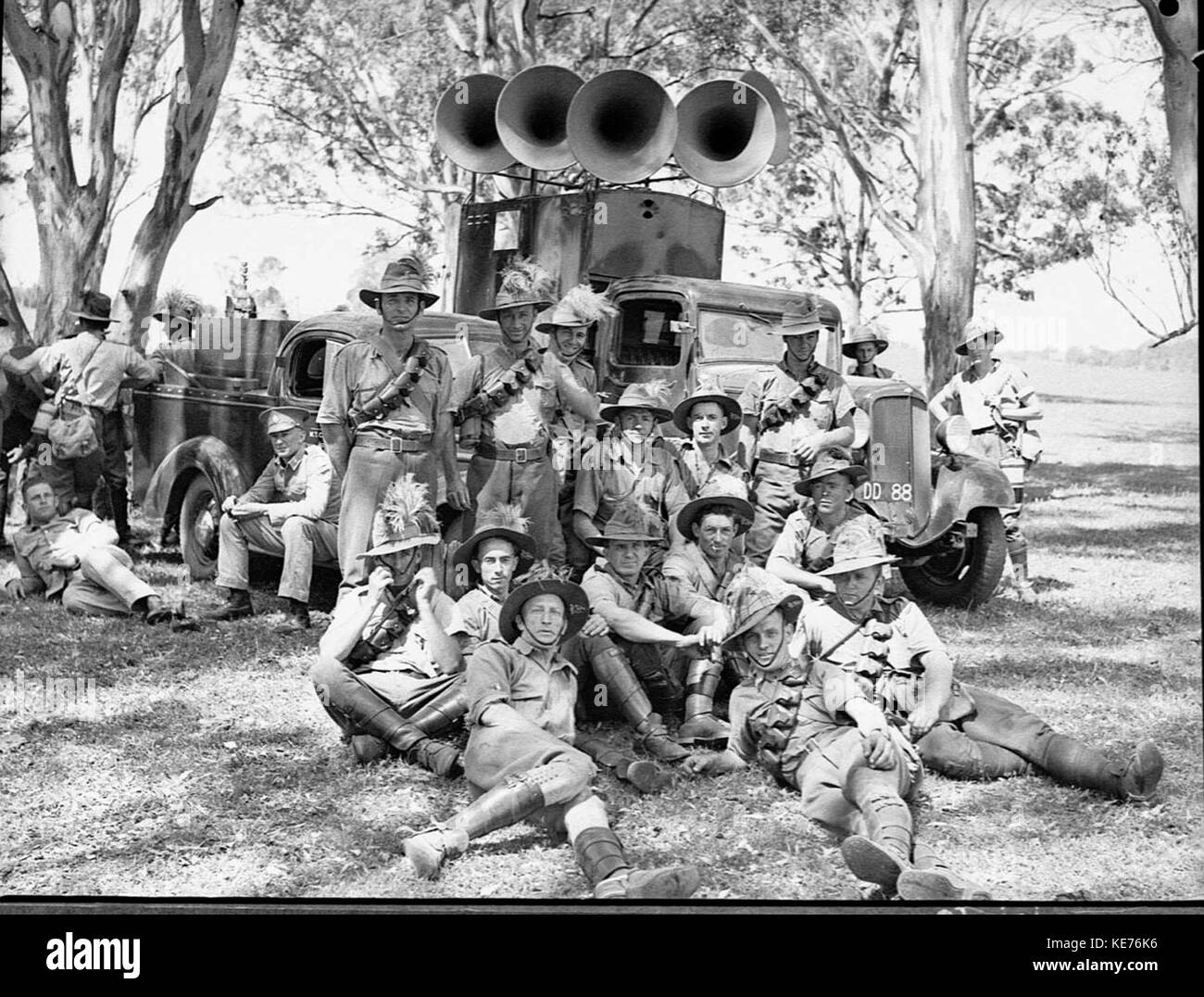 20941 1st Light Horse Machine Gun Regiment in camp at Greenhills and ...