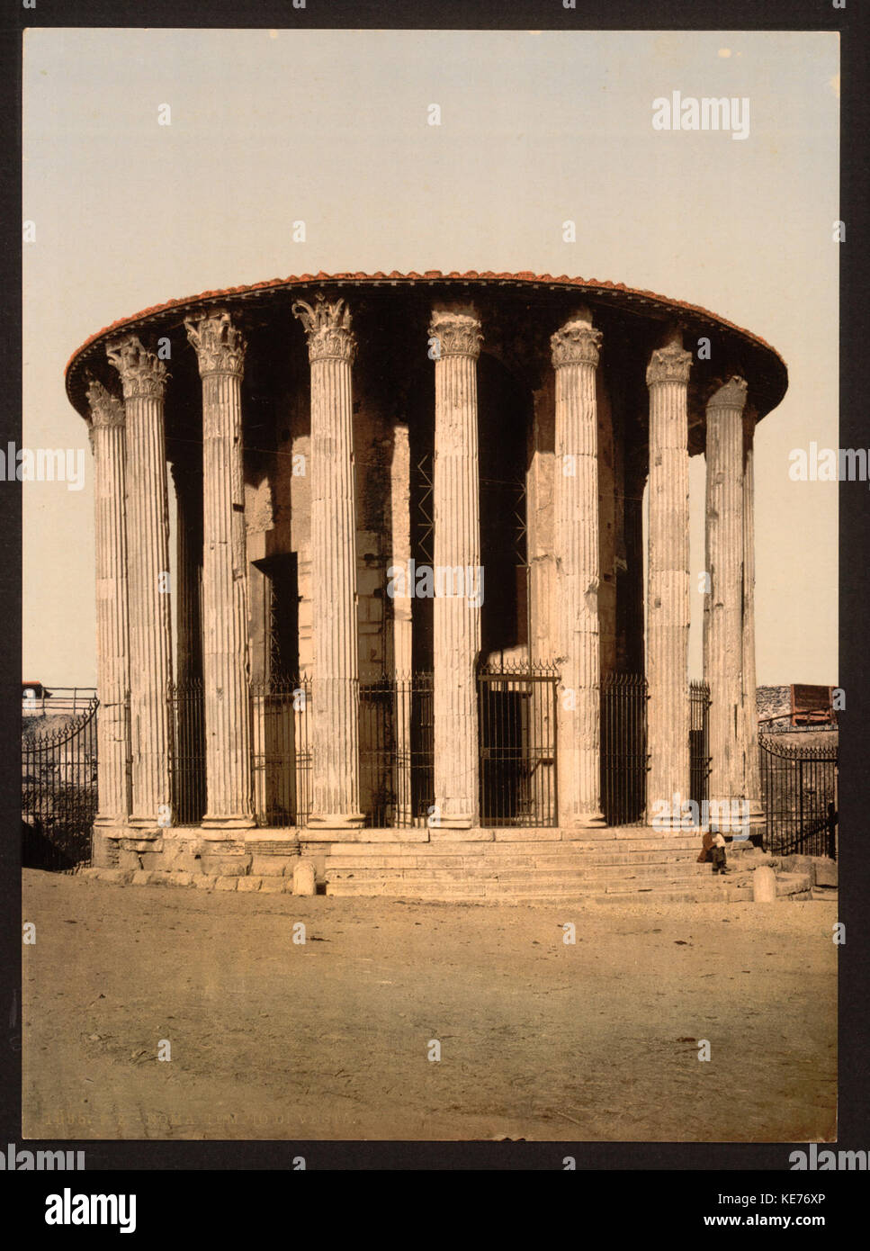 Vesta's Temple, Rome, Italy LCCN2001700932 Stock Photo - Alamy