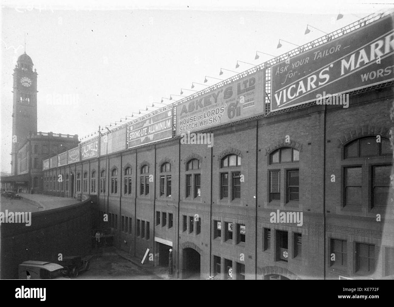 To advertising boards Black and White Stock Photos & Images - Alamy