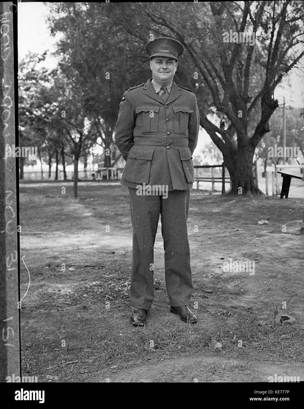88243 Army Service Corps officer at Liverpool Camp Stock Photo - Alamy