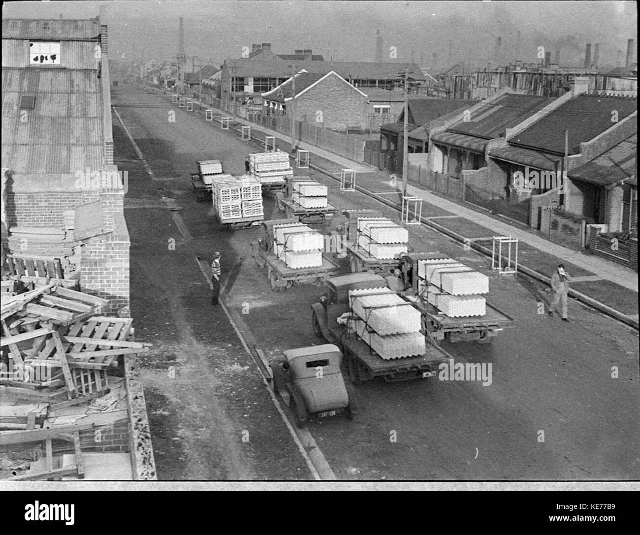 20135 Asbestos Products Ltd exporting Stock Photo - Alamy