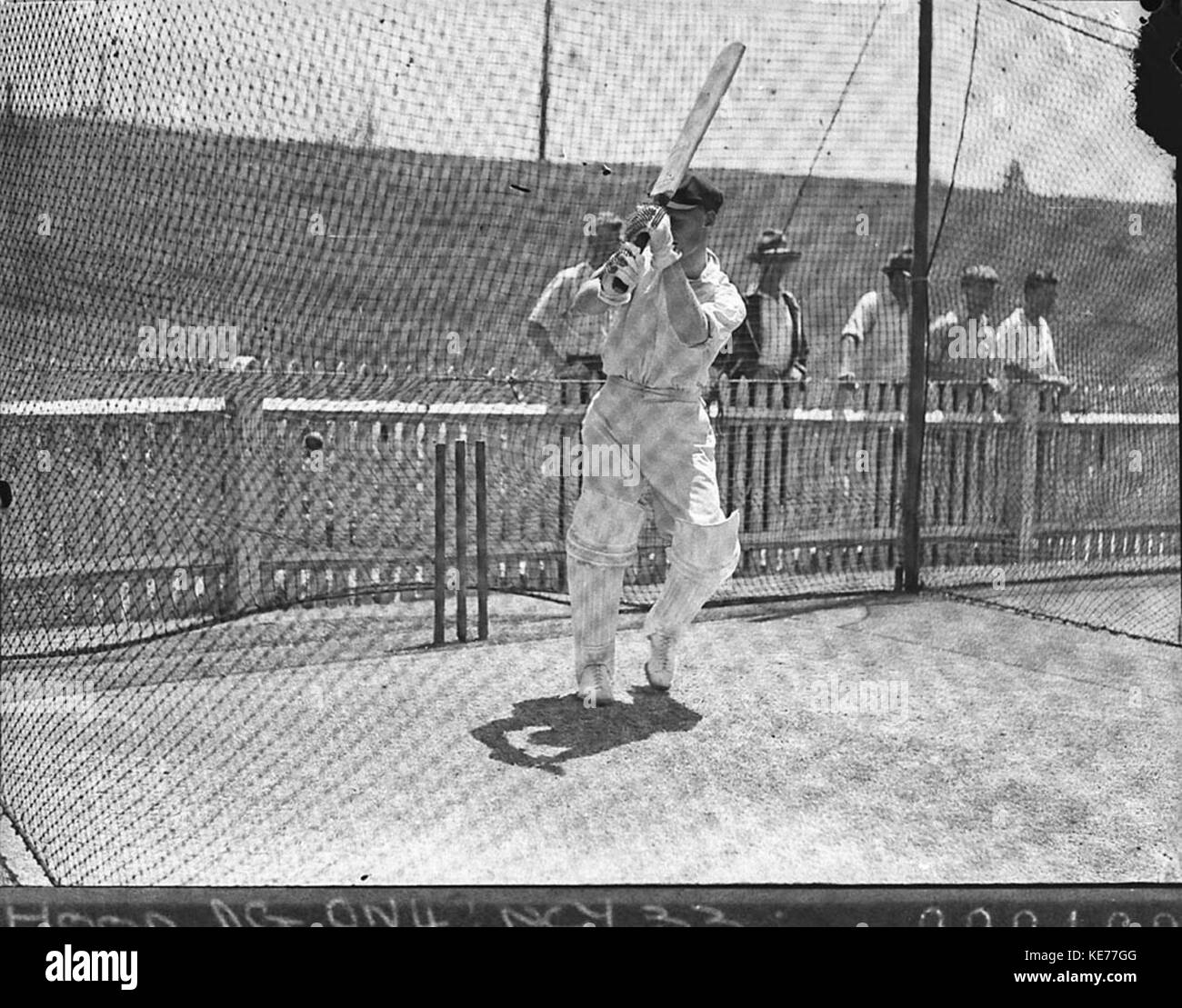 Cricket game in victoria Black and White Stock Photos & Images - Alamy