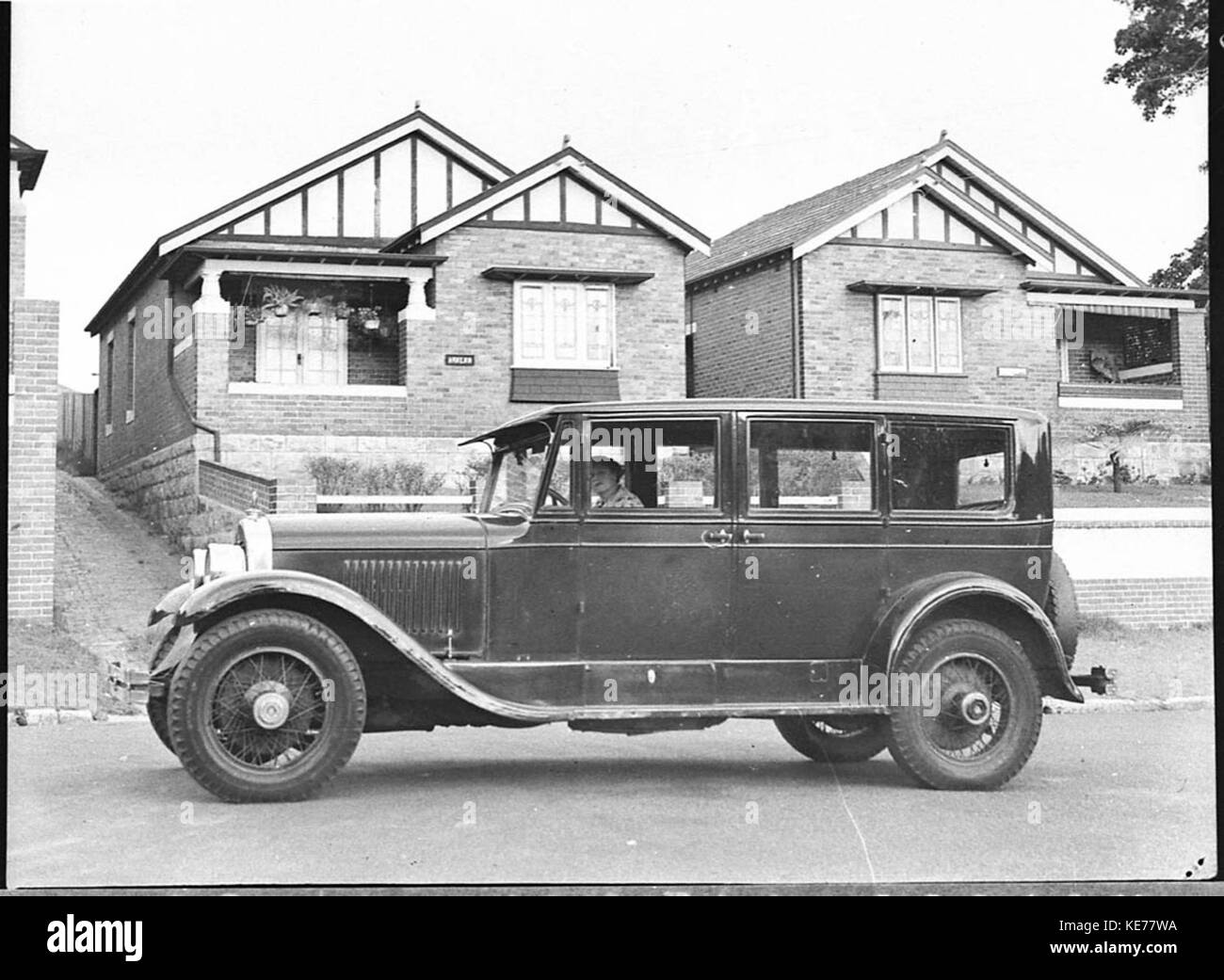 This photograph shows cars that were listed in the classified ads ...