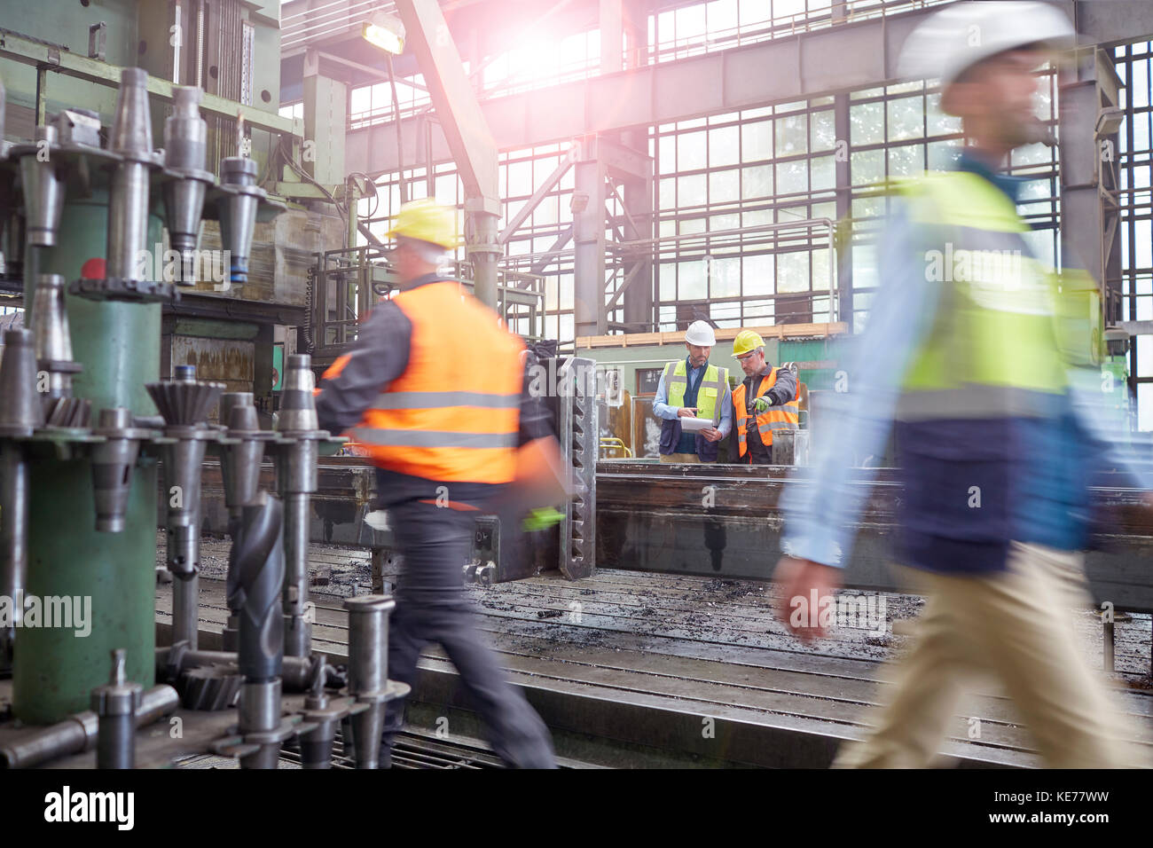 Safety manager and factory and walking hi-res stock photography and ...