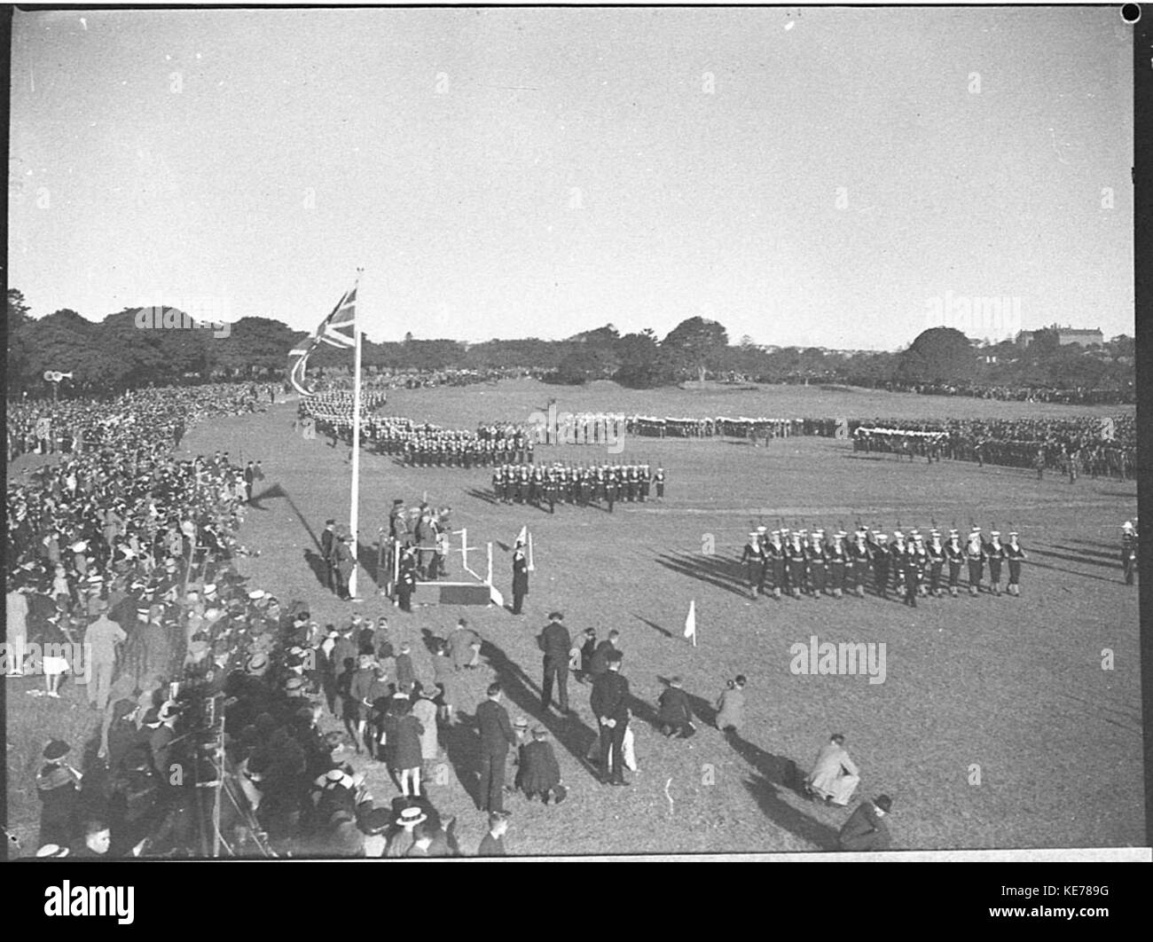 19195 Coronation review at Centennial Park Stock Photo - Alamy