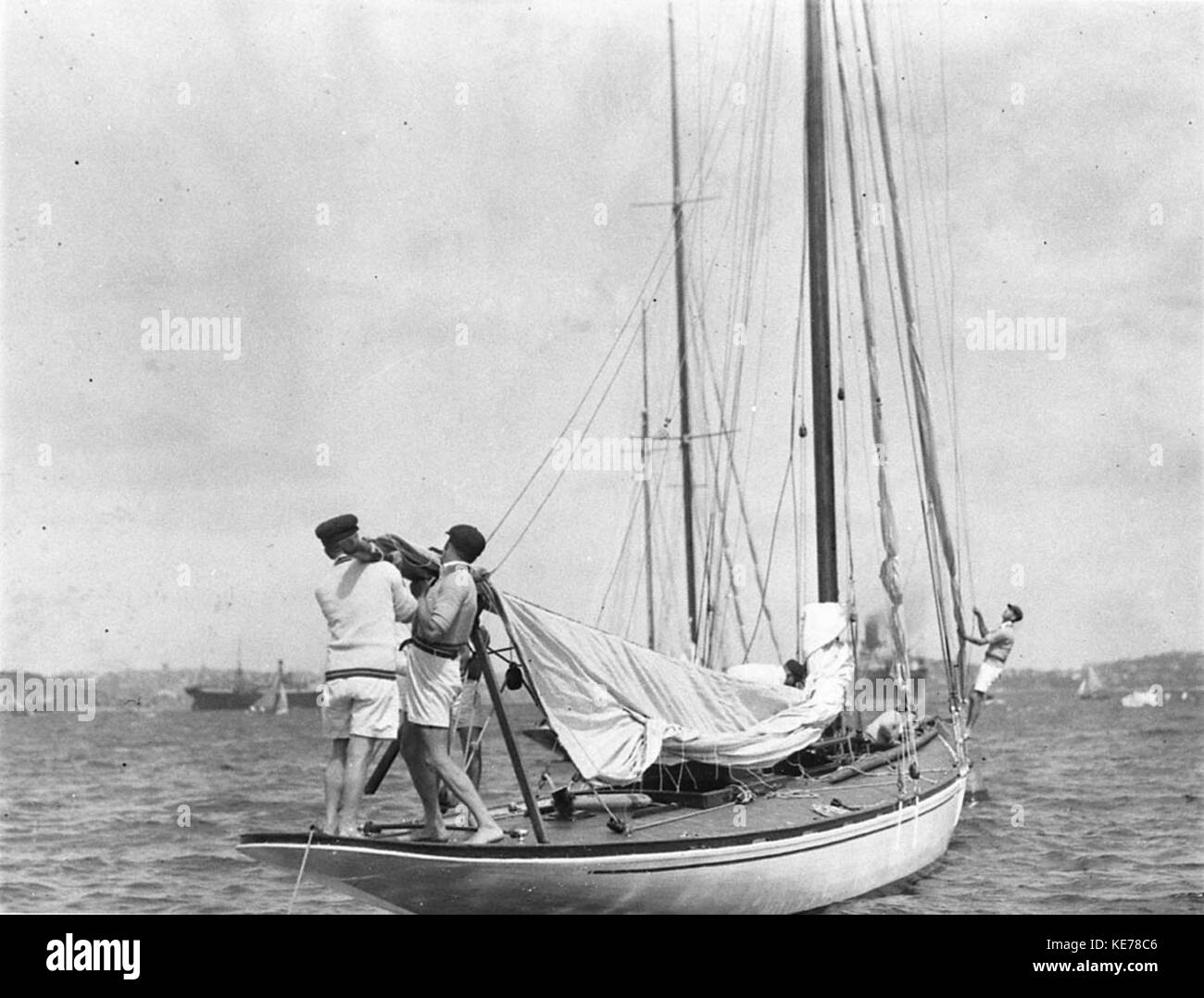 Furling sail hi-res stock photography and images - Alamy