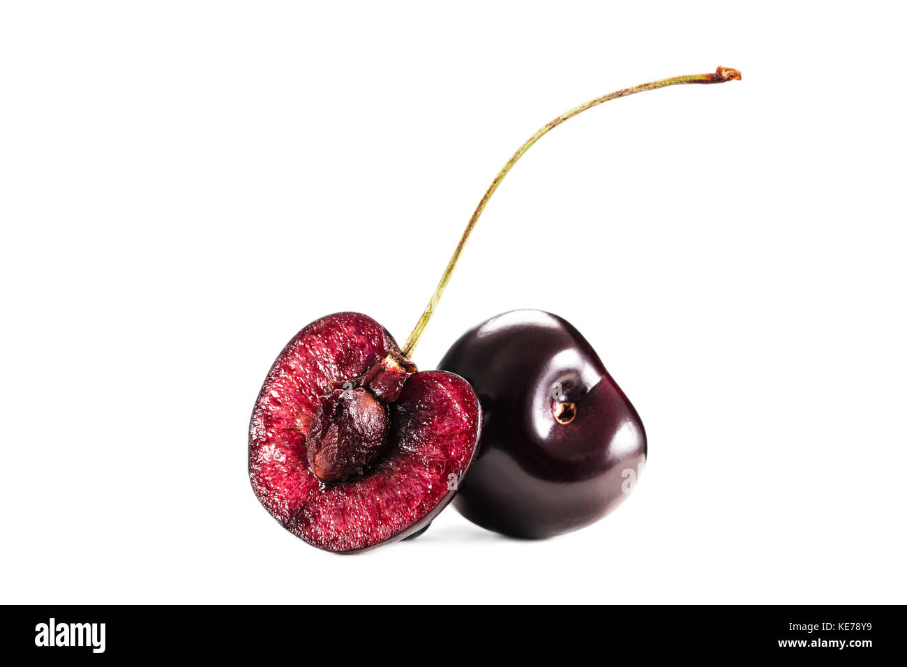 Half Cherry High Resolution Stock Photography and Images - Alamy