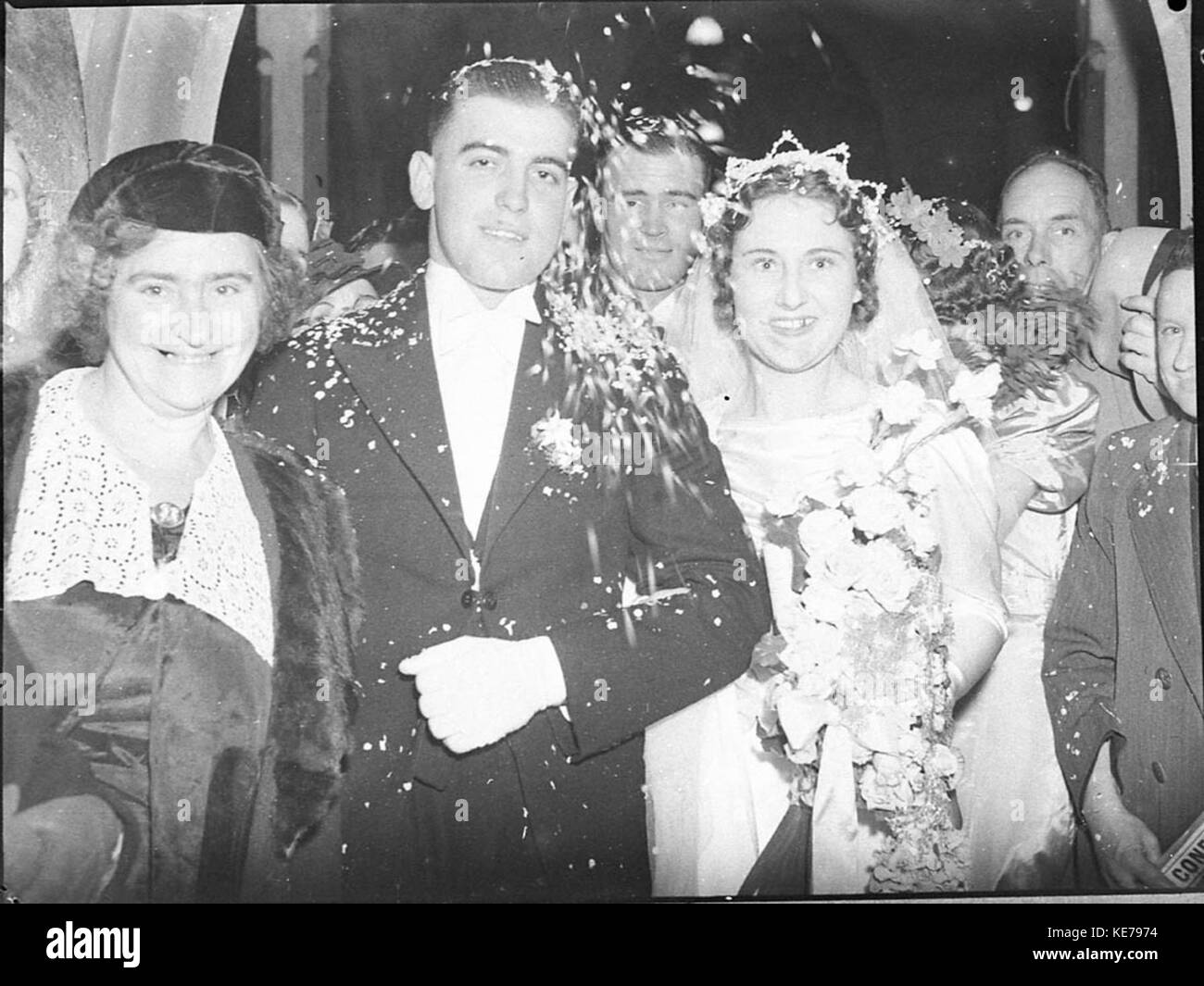 19987 Felsh wedding St Pauls Redfern Stock Photo - Alamy