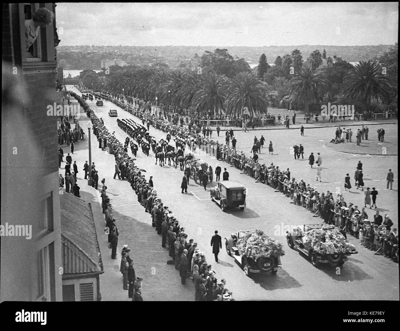23883 Funeral of Hon JA Lyons Prime Minister of Australia Stock Photo ...