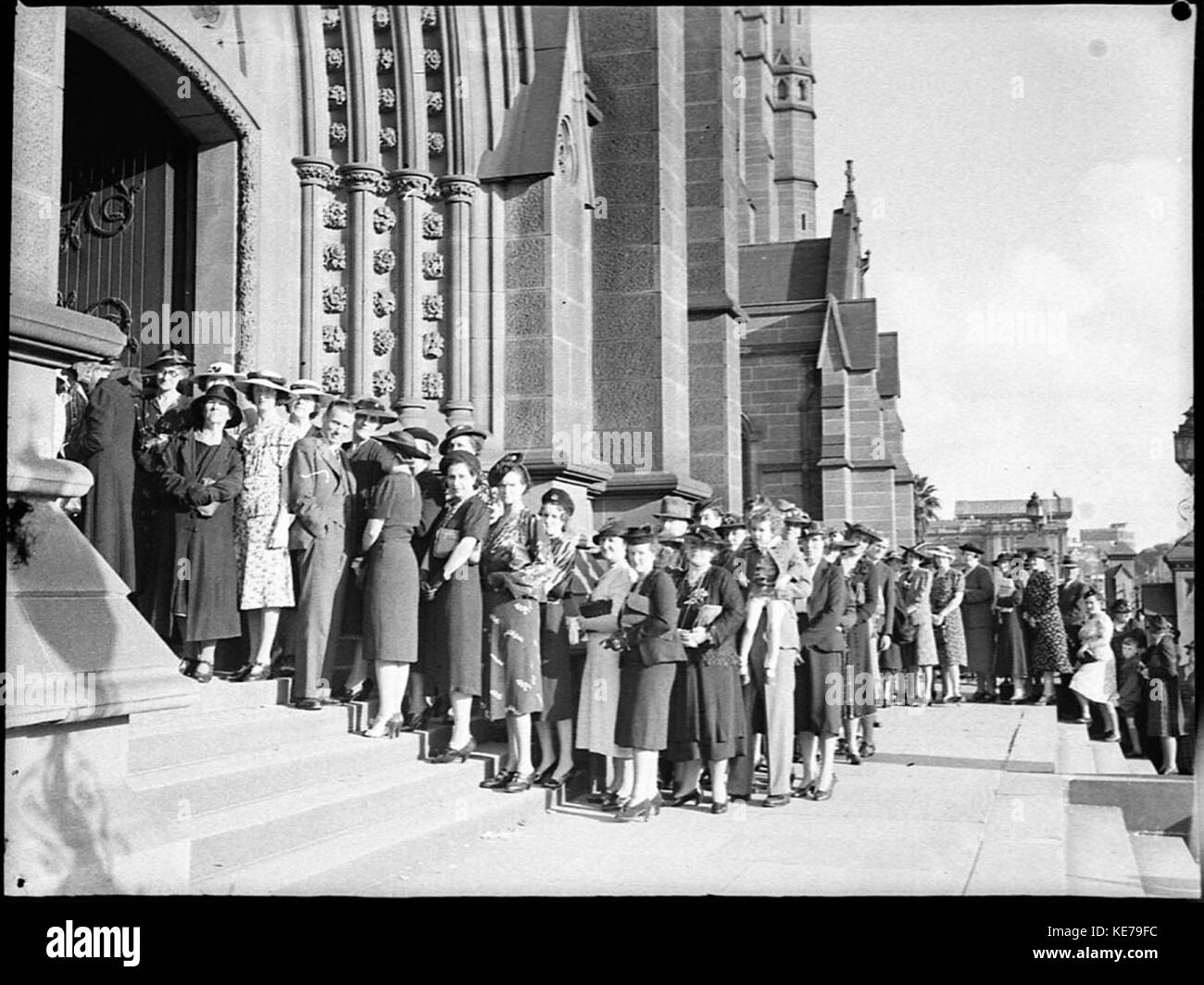 23856 Funeral of Hon JA Lyons Requiem Mass at St Marys Stock Photo - Alamy