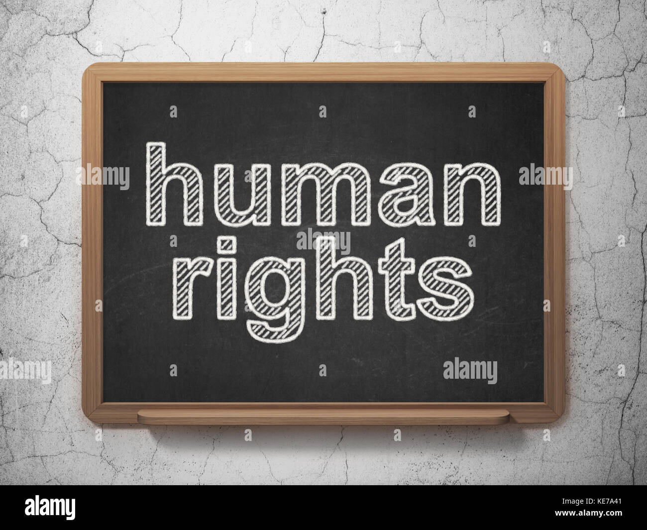 Politics concept: Human Rights on chalkboard background Stock Photo - Alamy