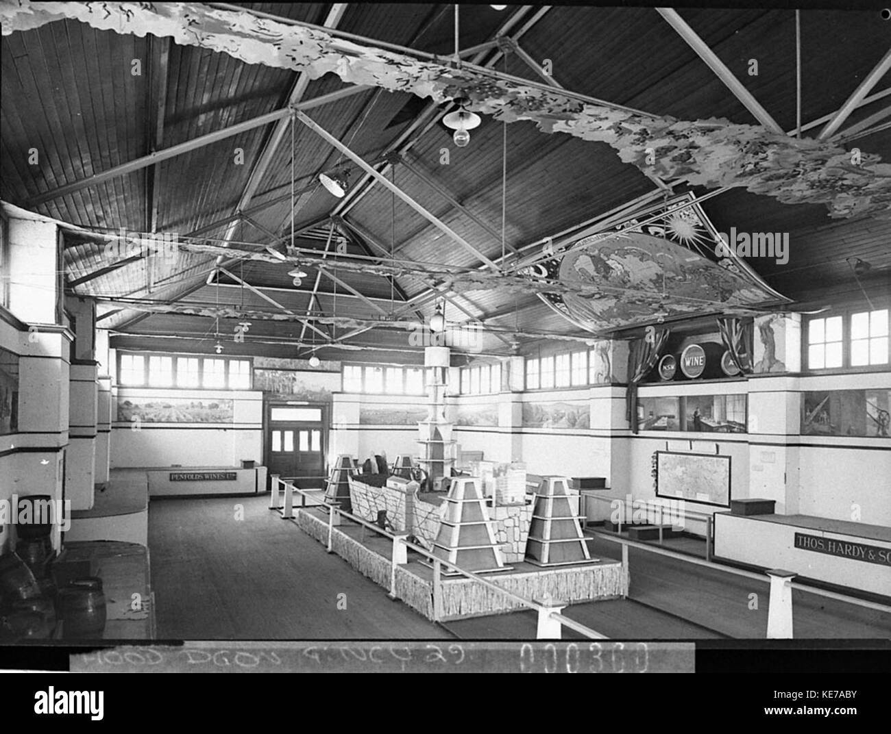 11339 Interior of the Wine Pavilion Thomas Hardy Sons exhibit Sydney ...