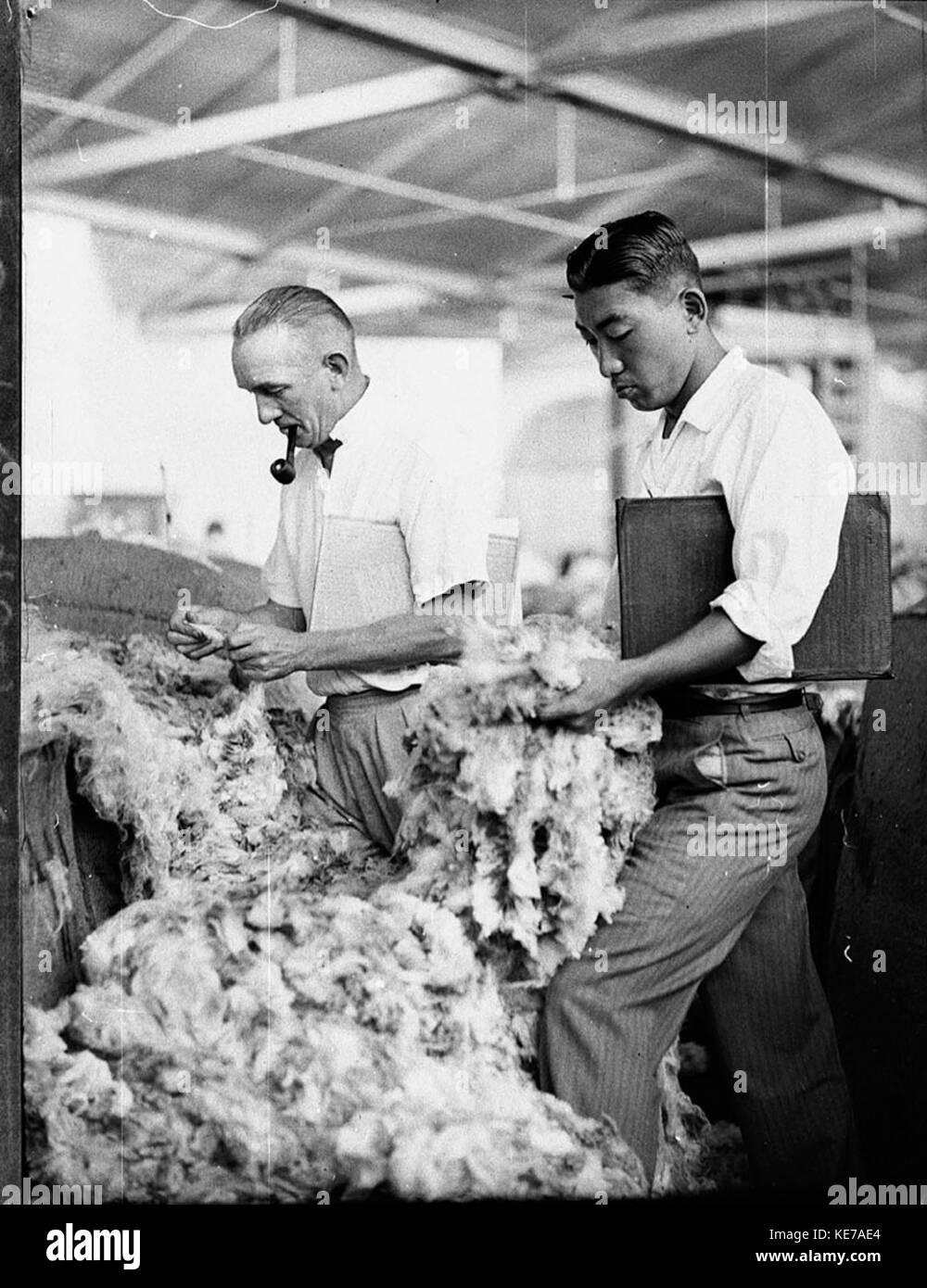 Trade wool Black and White Stock Photos & Images - Alamy