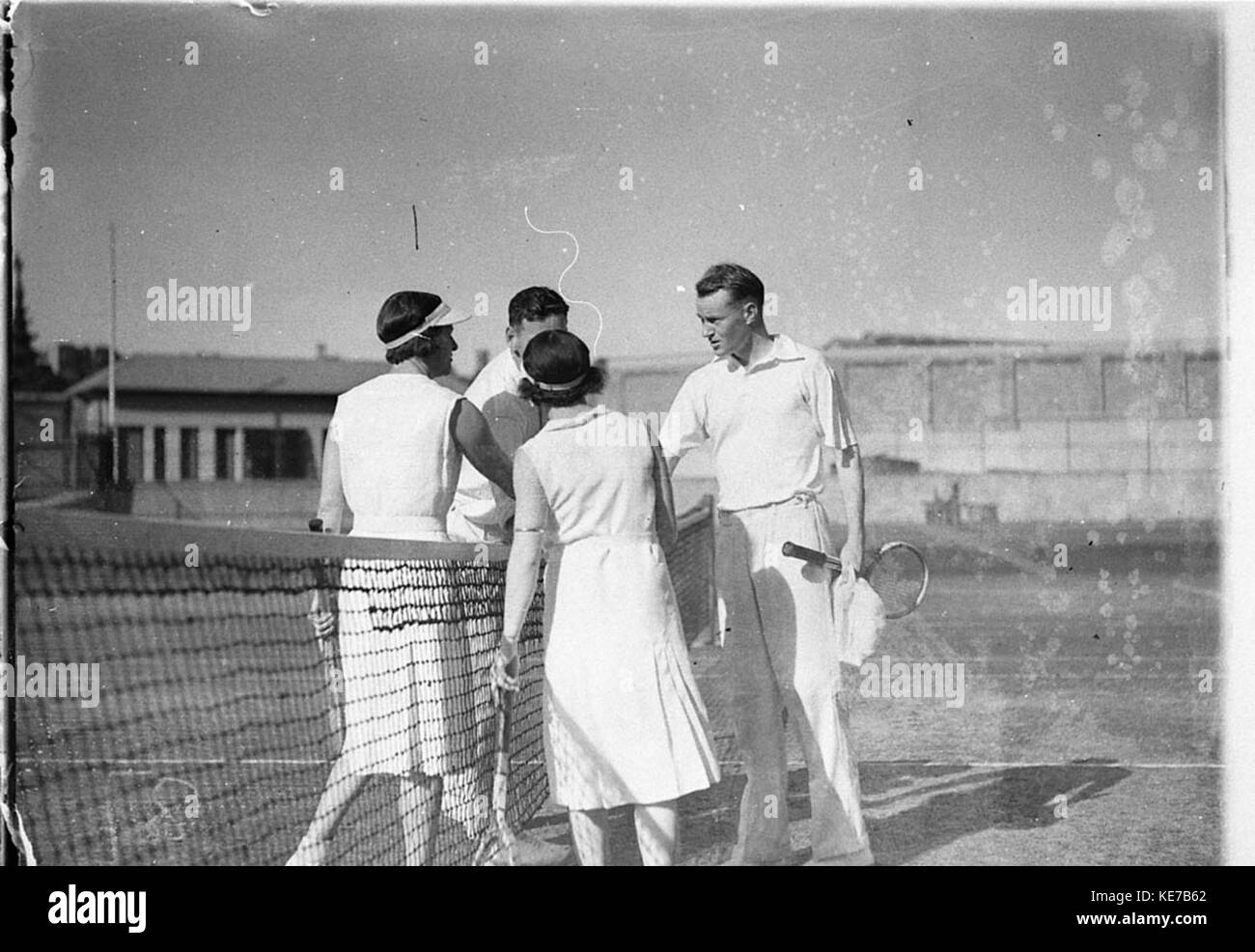 Doubles game Black and White Stock Photos & Images - Alamy