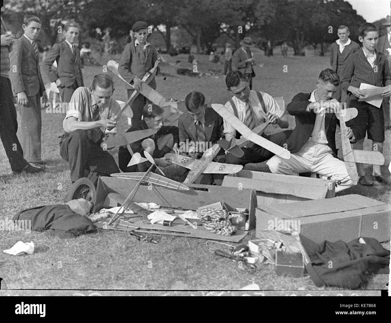 Airplanes models Black and White Stock Photos & Images - Alamy