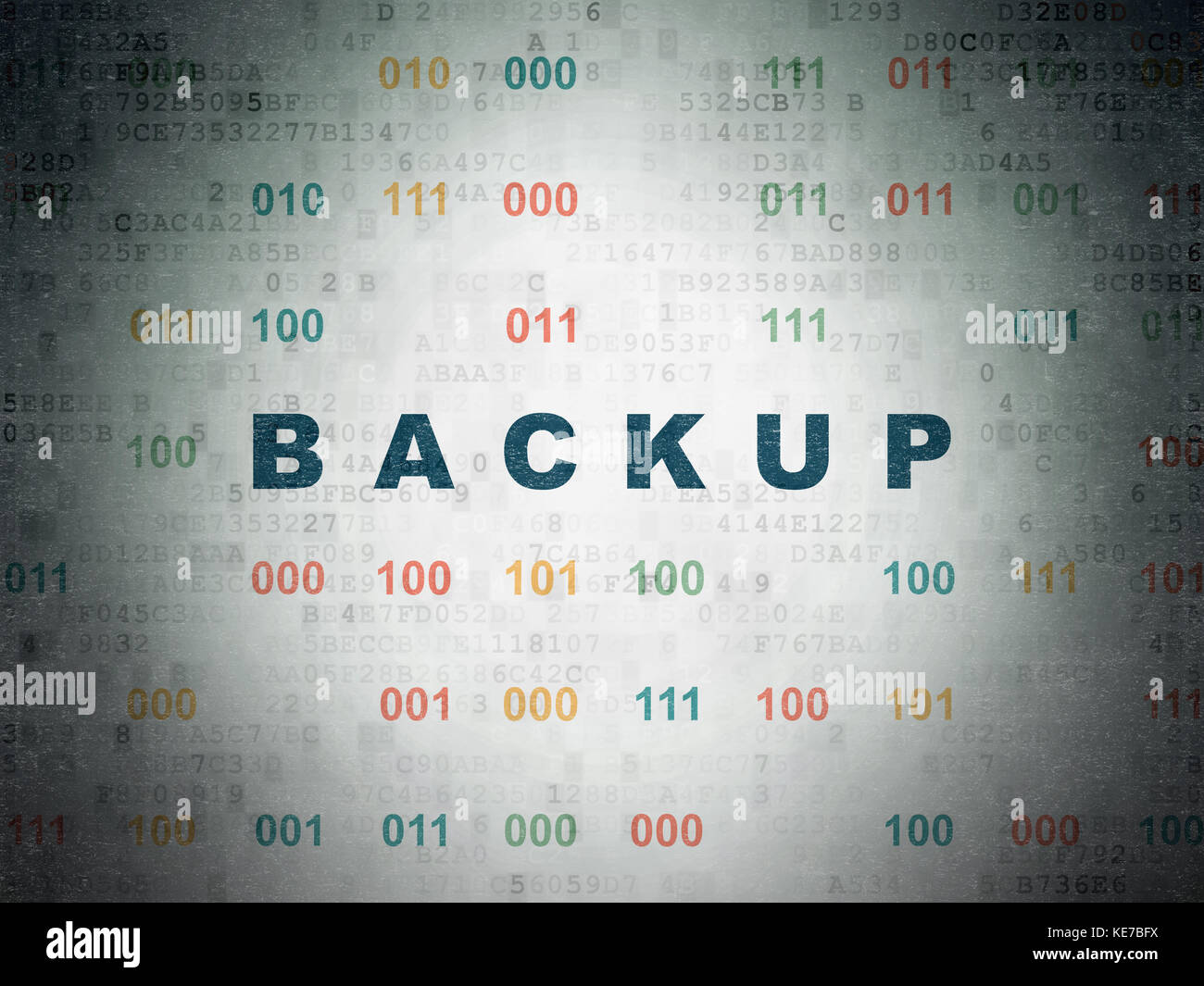 Database concept: Backup on Digital Data Paper background Stock Photo ...