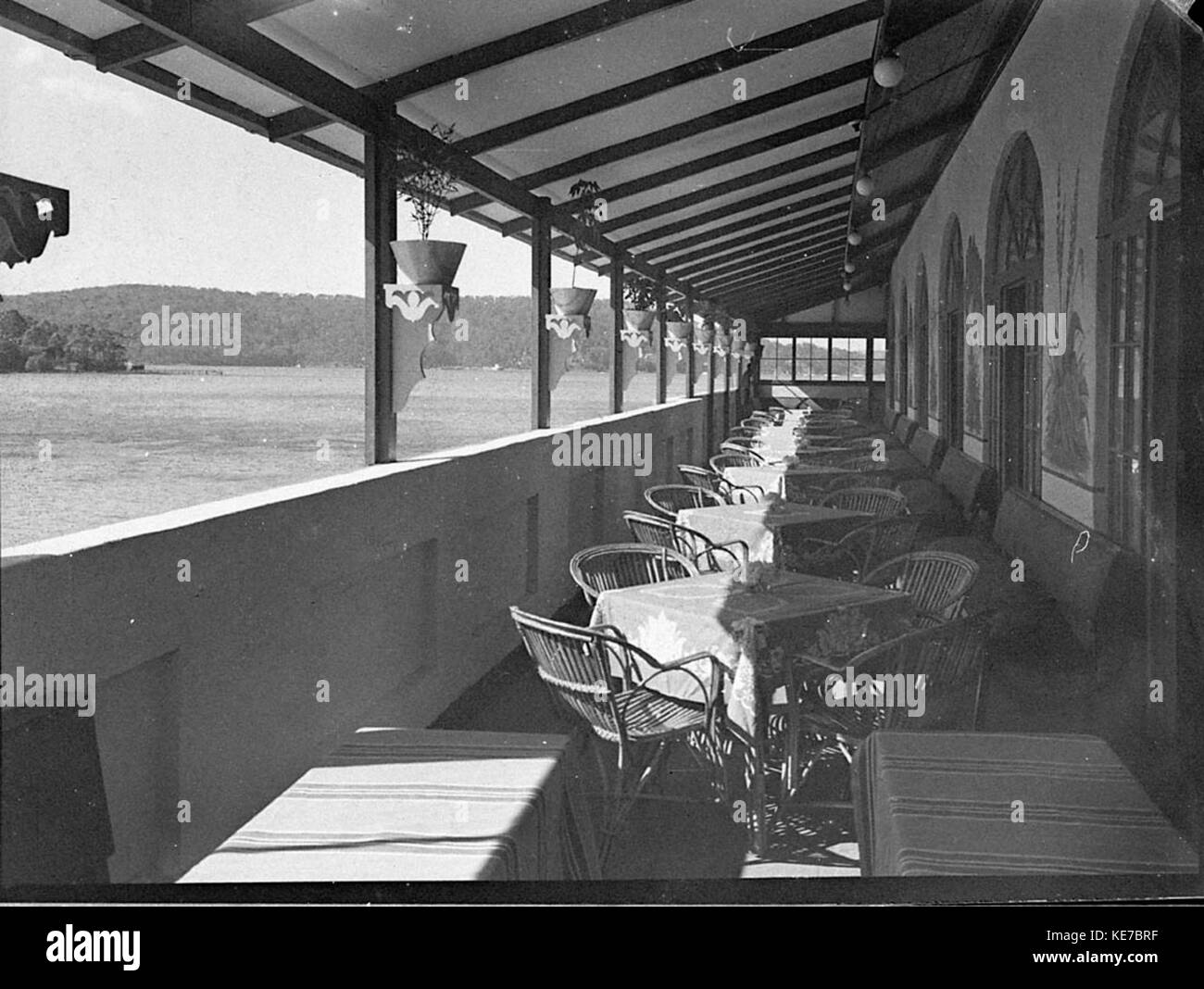 Pasadena restaurant church point Black and White Stock Photos & Images ...