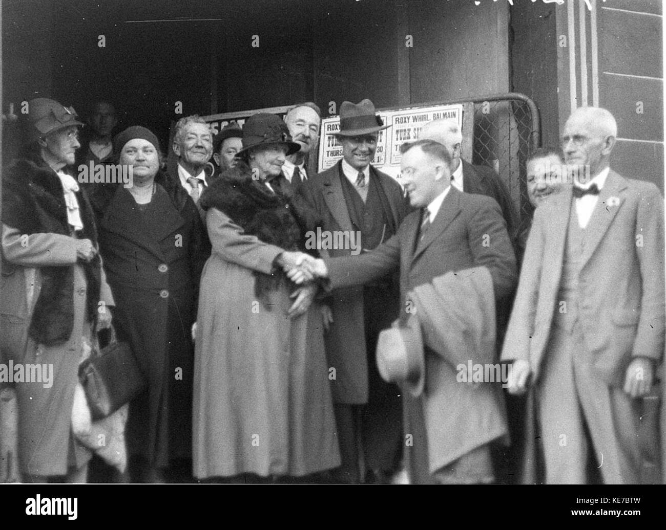 42501 Pensioners at election rally for Jim Beasley Donald Cameron in ...