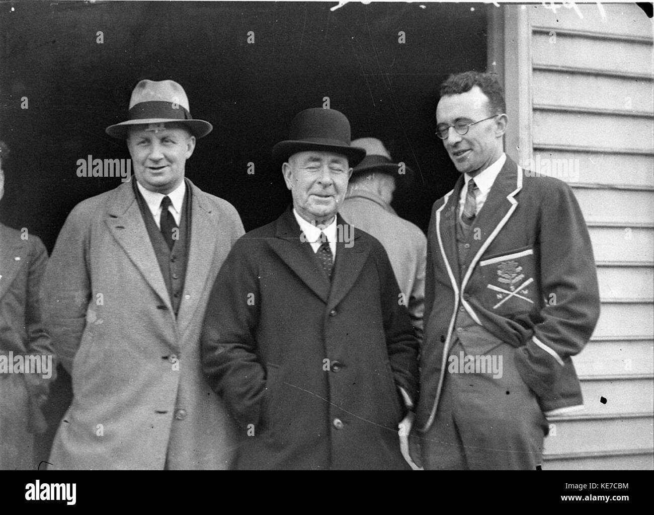42507 Rowing officials at opening Mosman Rowing Club Stock Photo - Alamy