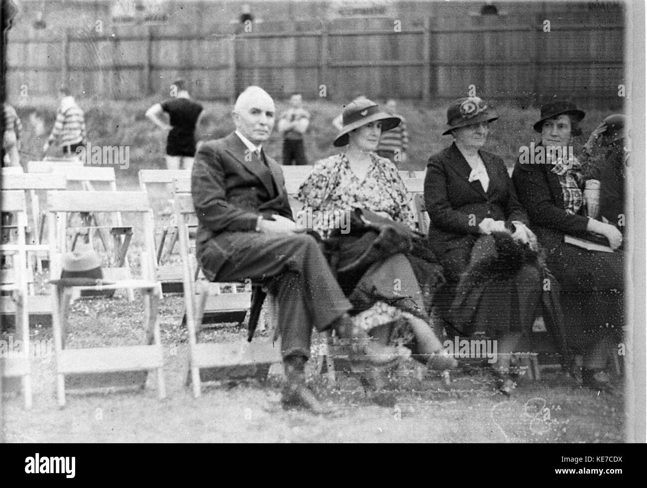 Rugby spectators Black and White Stock Photos & Images - Alamy