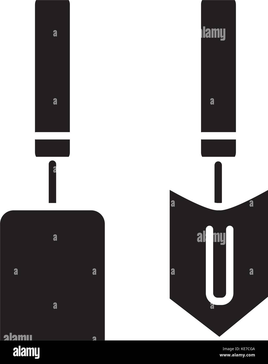 Plastic garden rake Stock Vector Images - Alamy