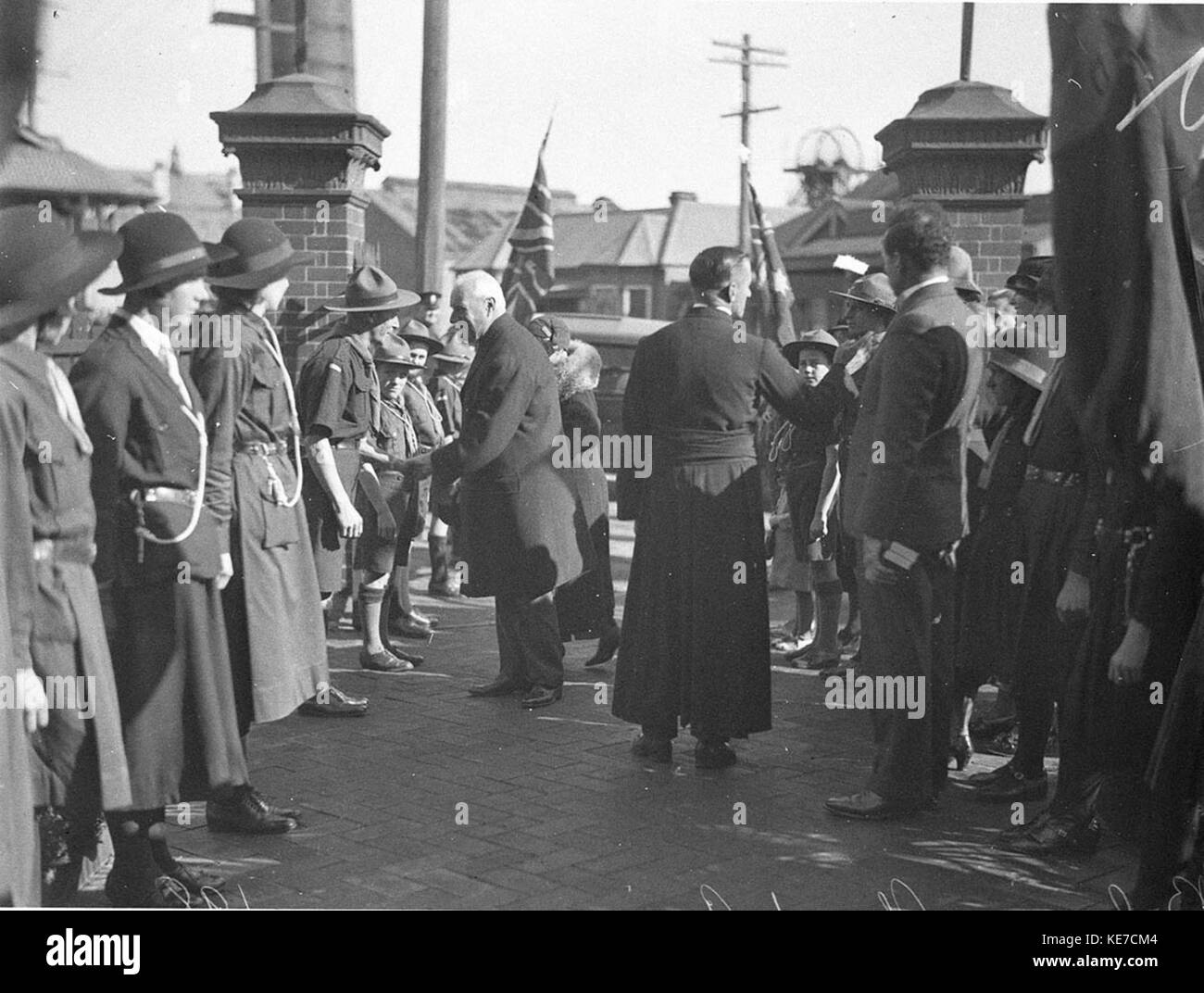 6622 Scouts and Girl Guides parade Stock Photo - Alamy
