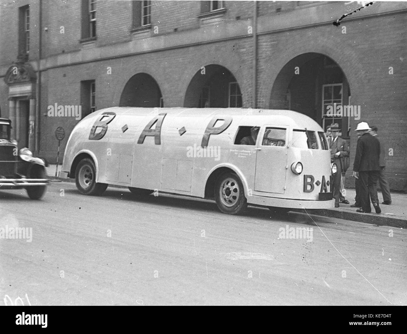 43043 Streamlined petrol tanker taken for the British Australian ...