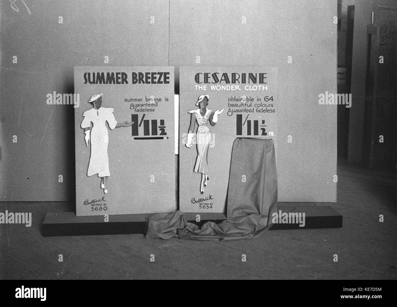 Fashion fabric prints Black and White Stock Photos & Images - Alamy