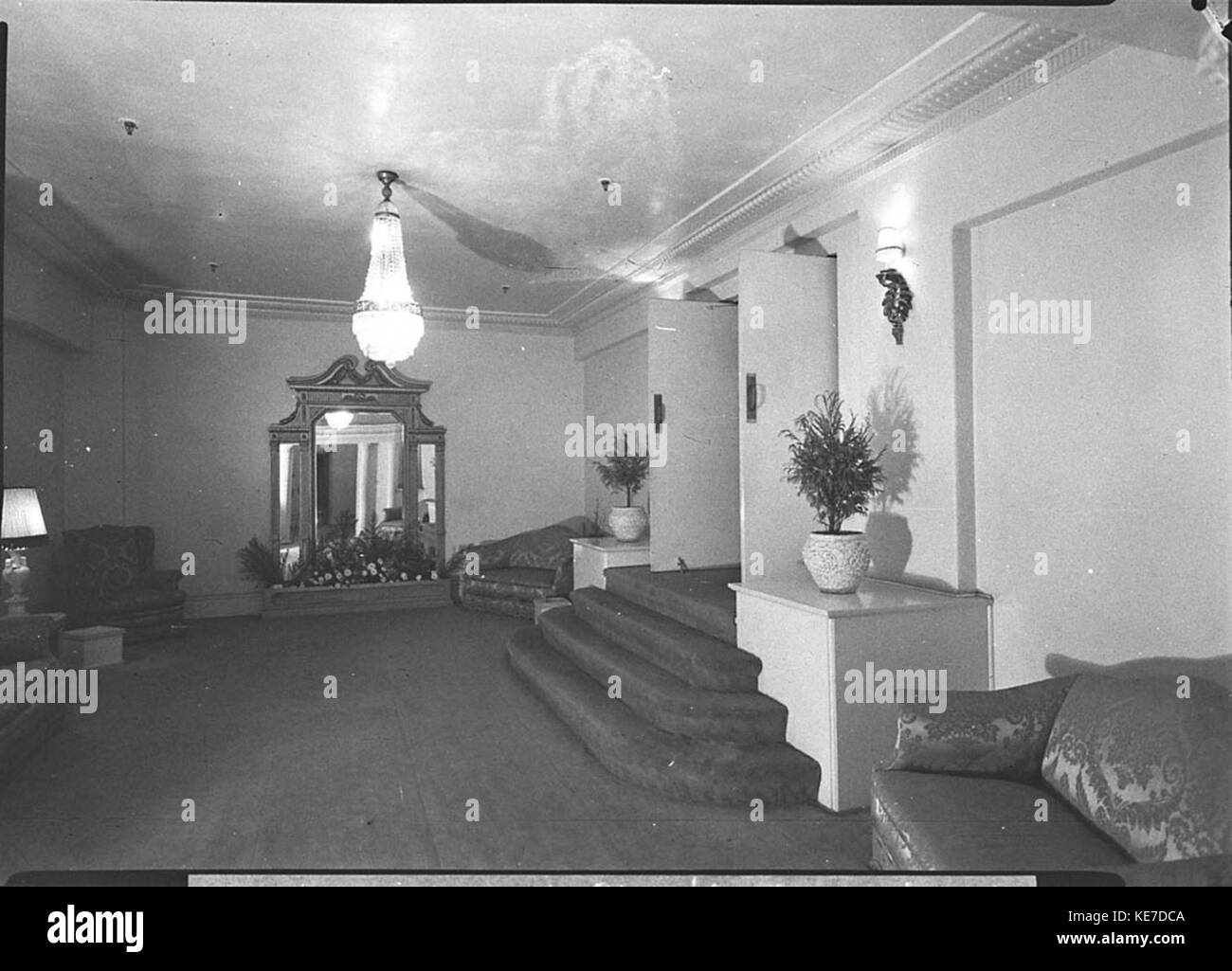 The entrance foyer of the new radio theatre in the State Office Block ...