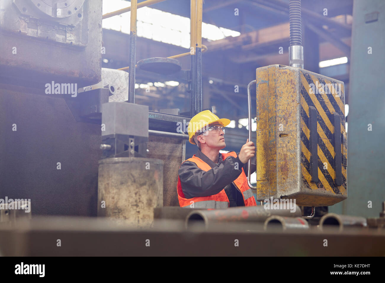 Man standing in front of machinery hi-res stock photography and images ...