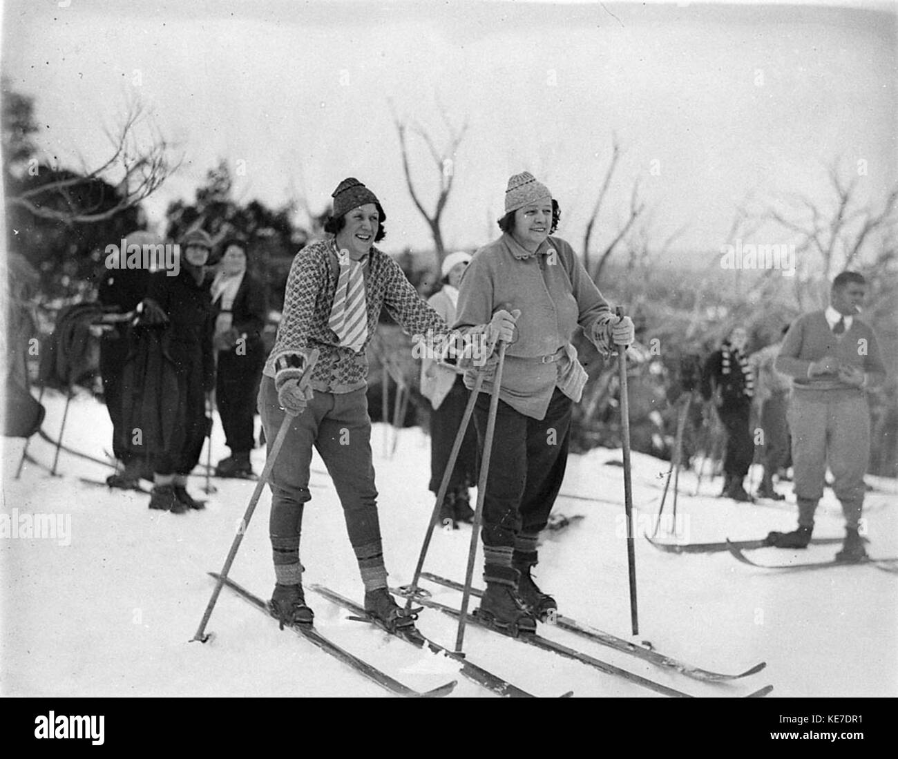Beginner skiers hi-res stock photography and images - Alamy