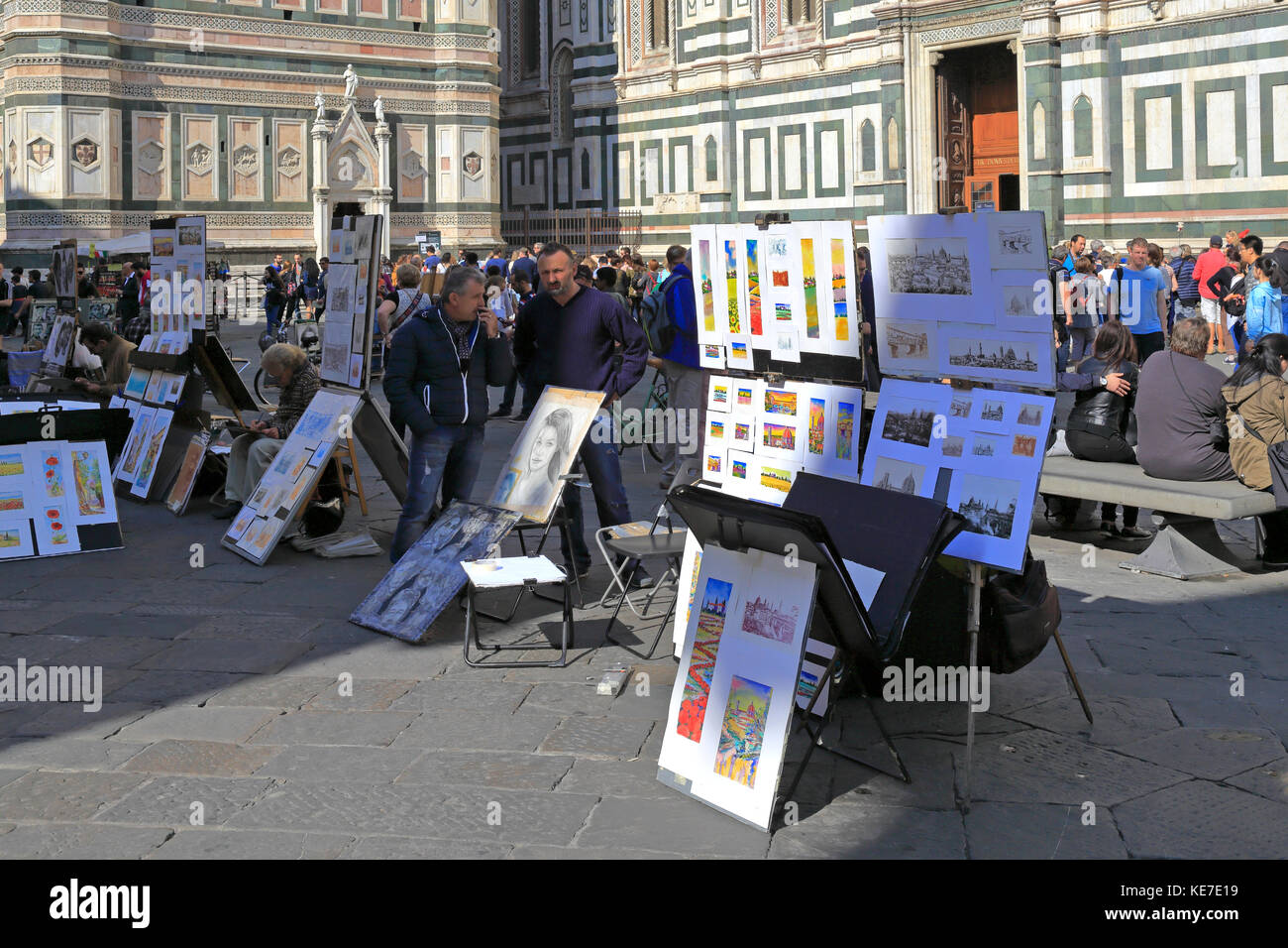 Florence artists hi-res stock photography and images - Alamy