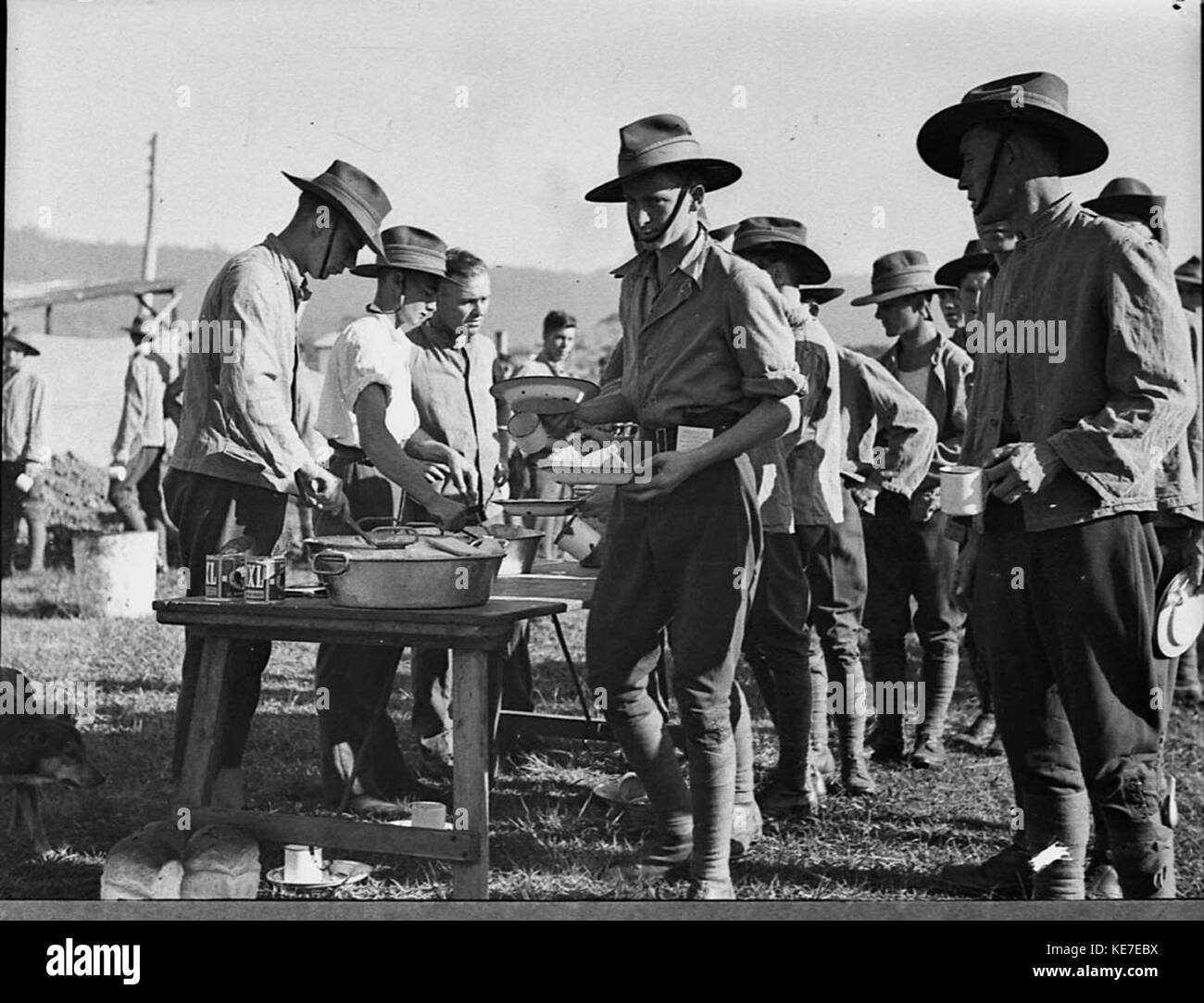 21615 Woonona Camp 2nd camp Stock Photo - Alamy