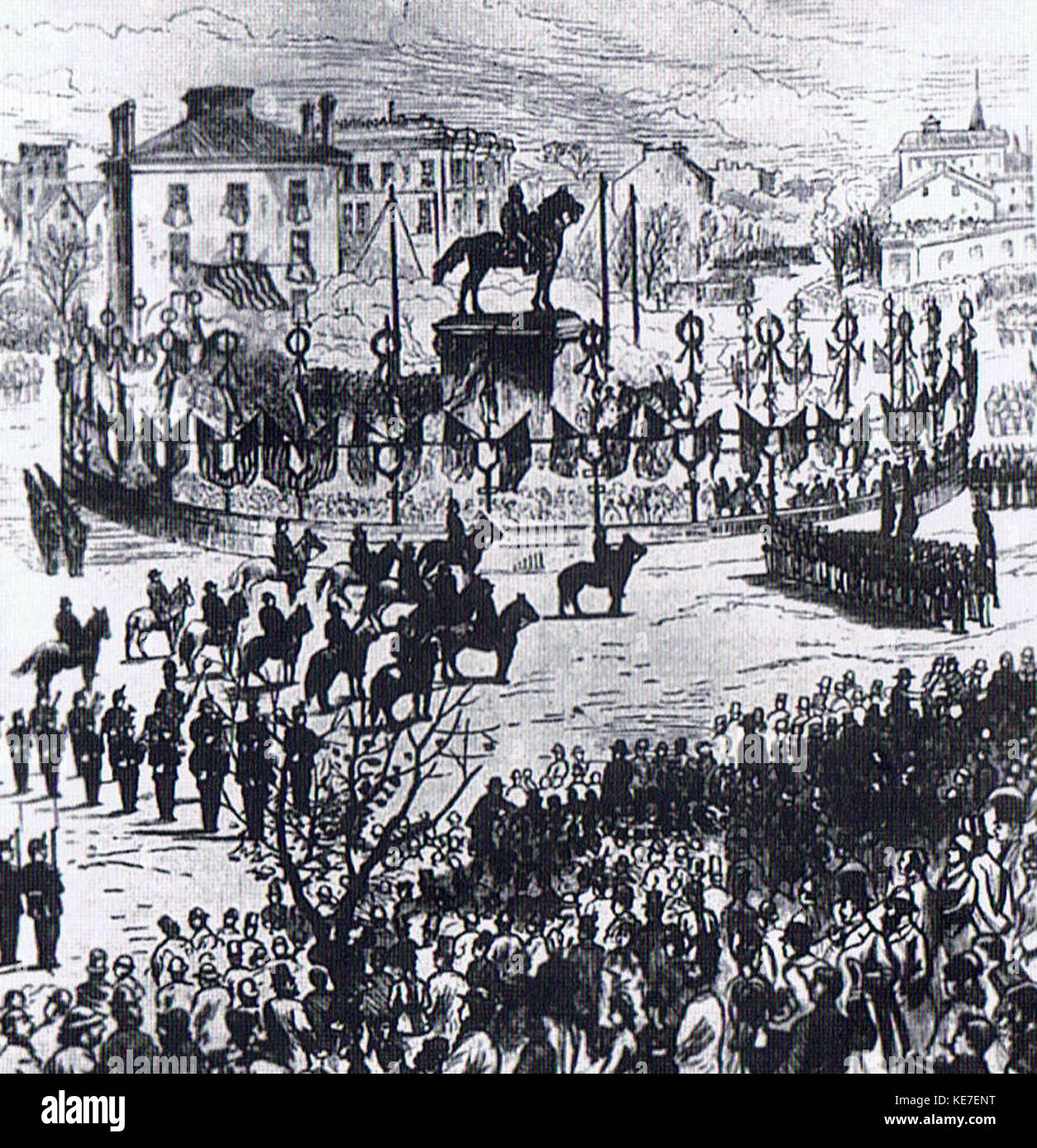 Thomas statue dedication Stock Photo - Alamy