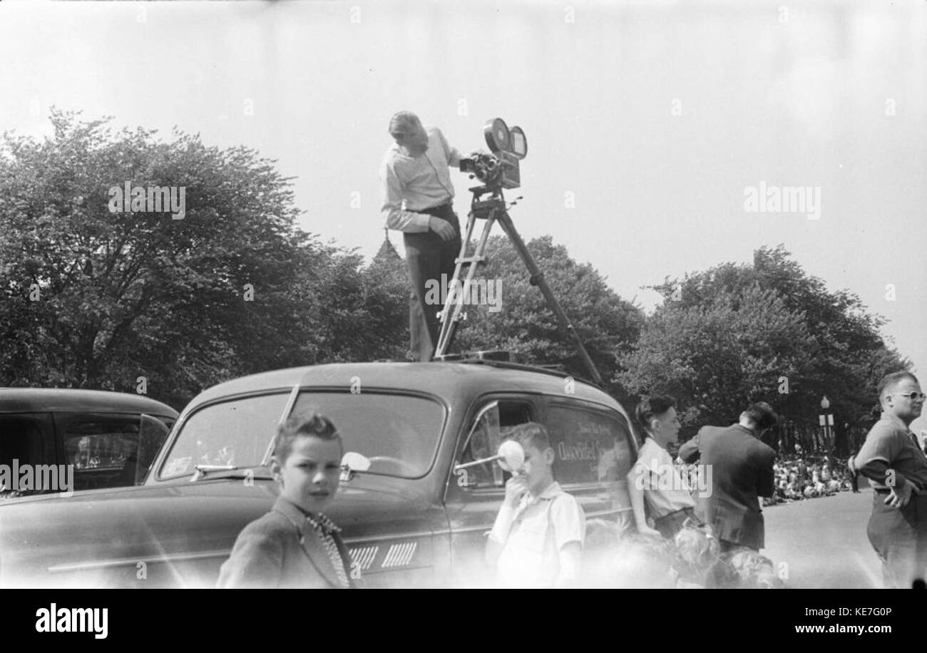 Parade. St. Jean Baptiste BAnQ P48S1P13884 Stock Photo - Alamy