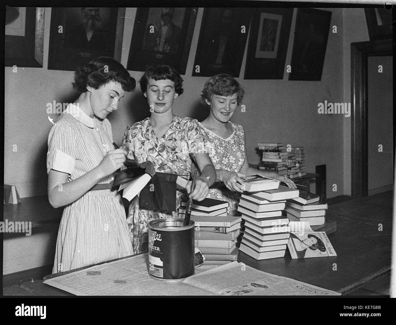 32111 Newcastle Library Stock Photo - Alamy