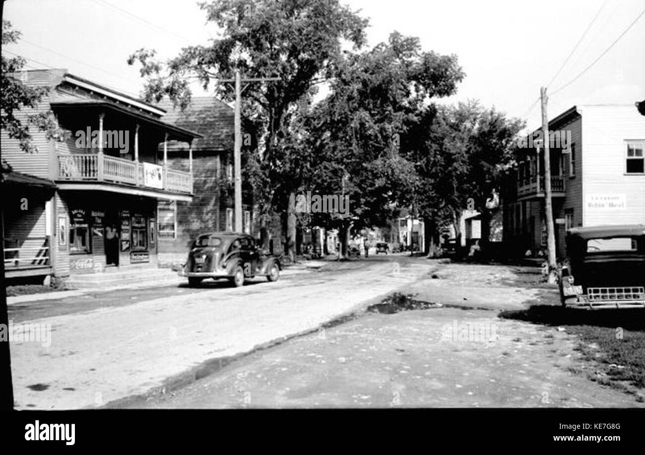 Indian Reservation. Main Street. Caughnawaga BAnQ P48S1P01421 Stock ...