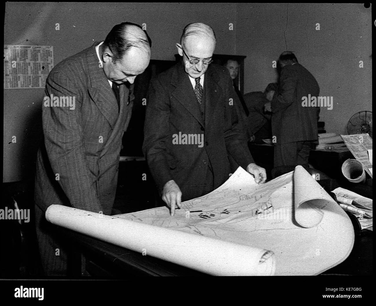 30566 Rear Admiral Henry A Showers left with GH Faulks President of the ...