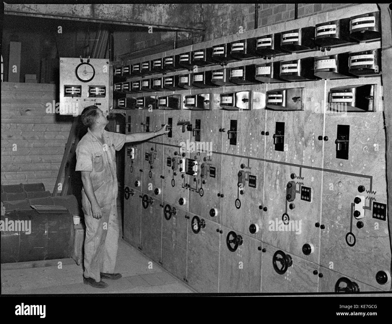 30587 Civic power station Stock Photo - Alamy