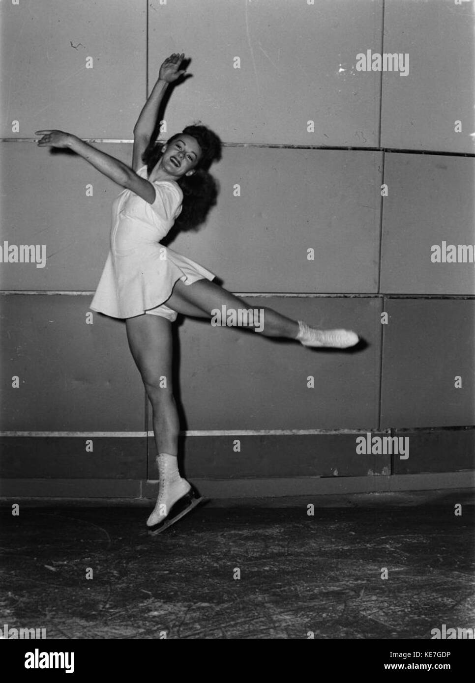 Ice skating shows Black and White Stock Photos & Images - Alamy