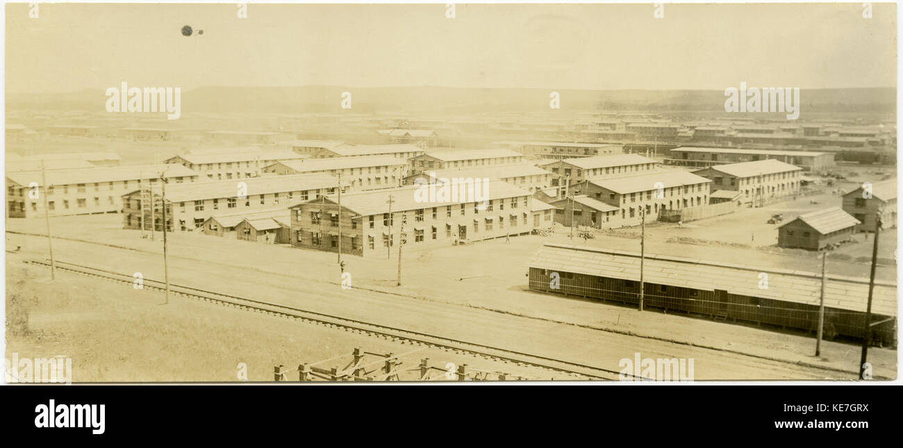 View of Large Grouping of Buildings, Possibly Military Barracks, Taken ...