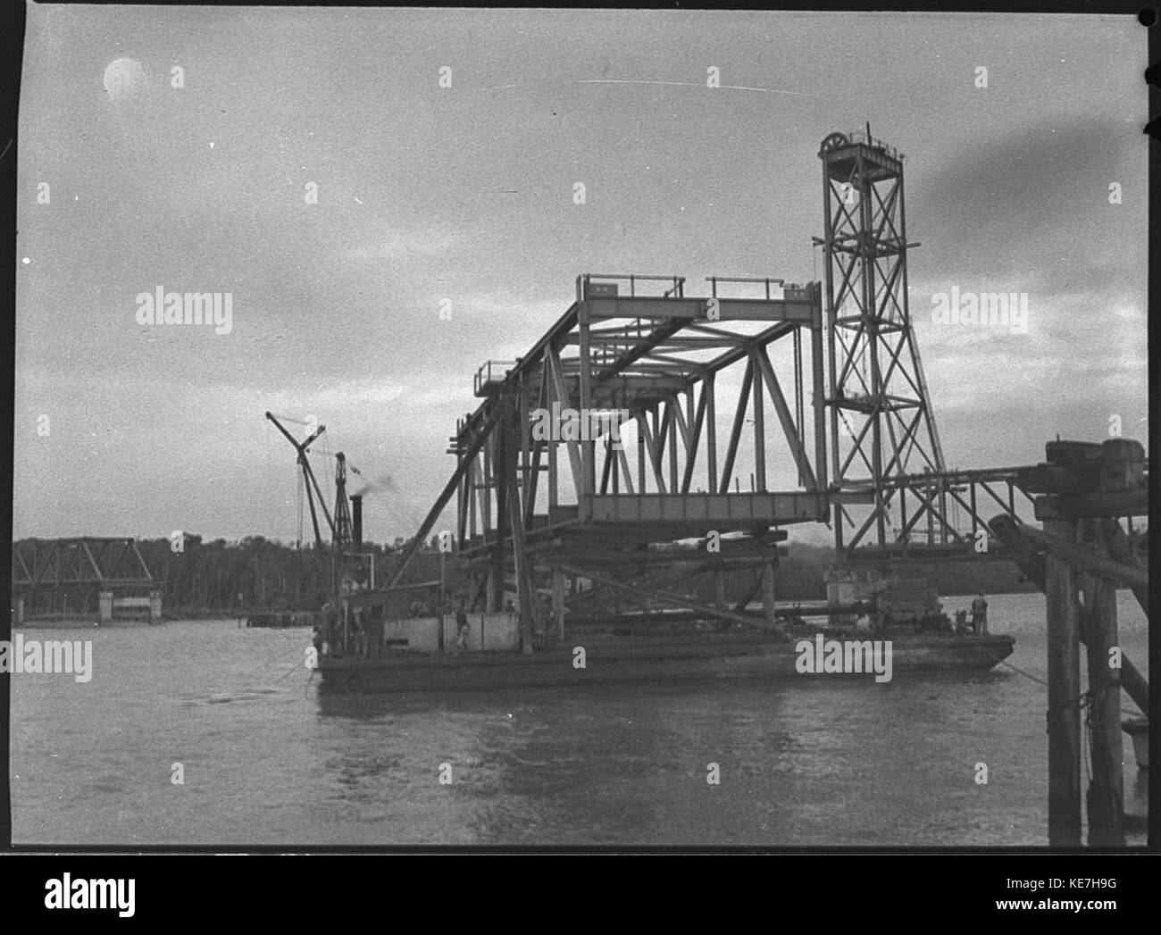 30797 Hexham bridge span Stock Photo - Alamy