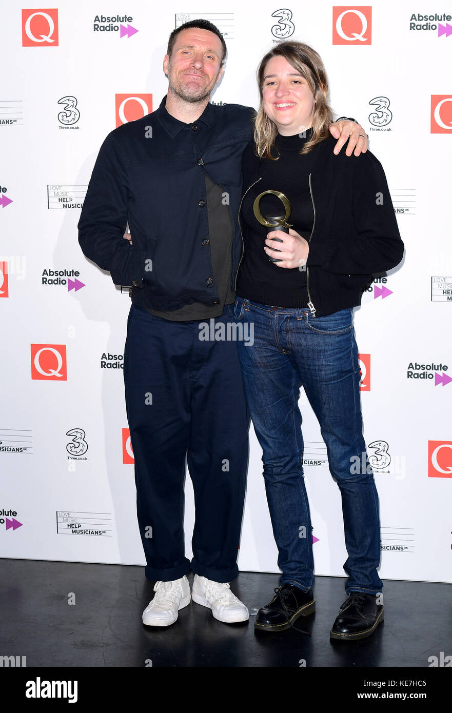 Jason Williamson of the Sleaford Mods and director Christine Franz ...