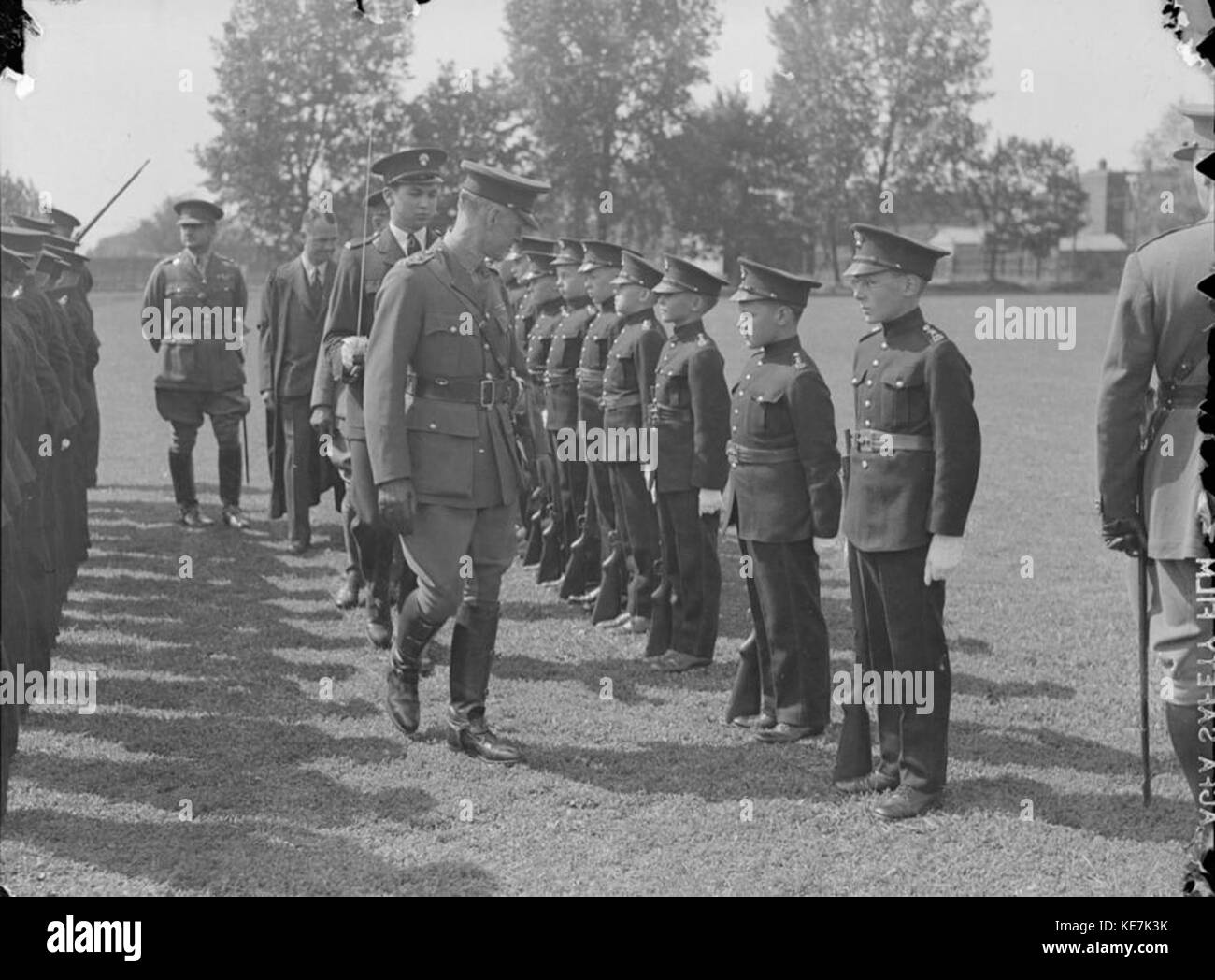 Inspection cadets Black and White Stock Photos & Images - Alamy