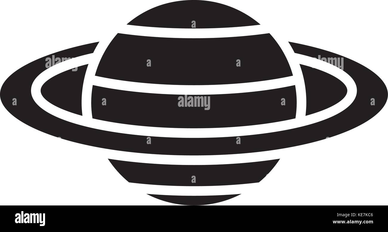 mars - planet icon, vector illustration, black sign on isolated ...