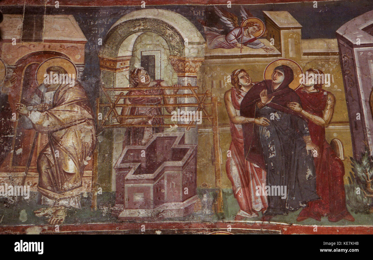 Paintings in the Church of the Theotokos Peribleptos of Ohrid 0250 ...