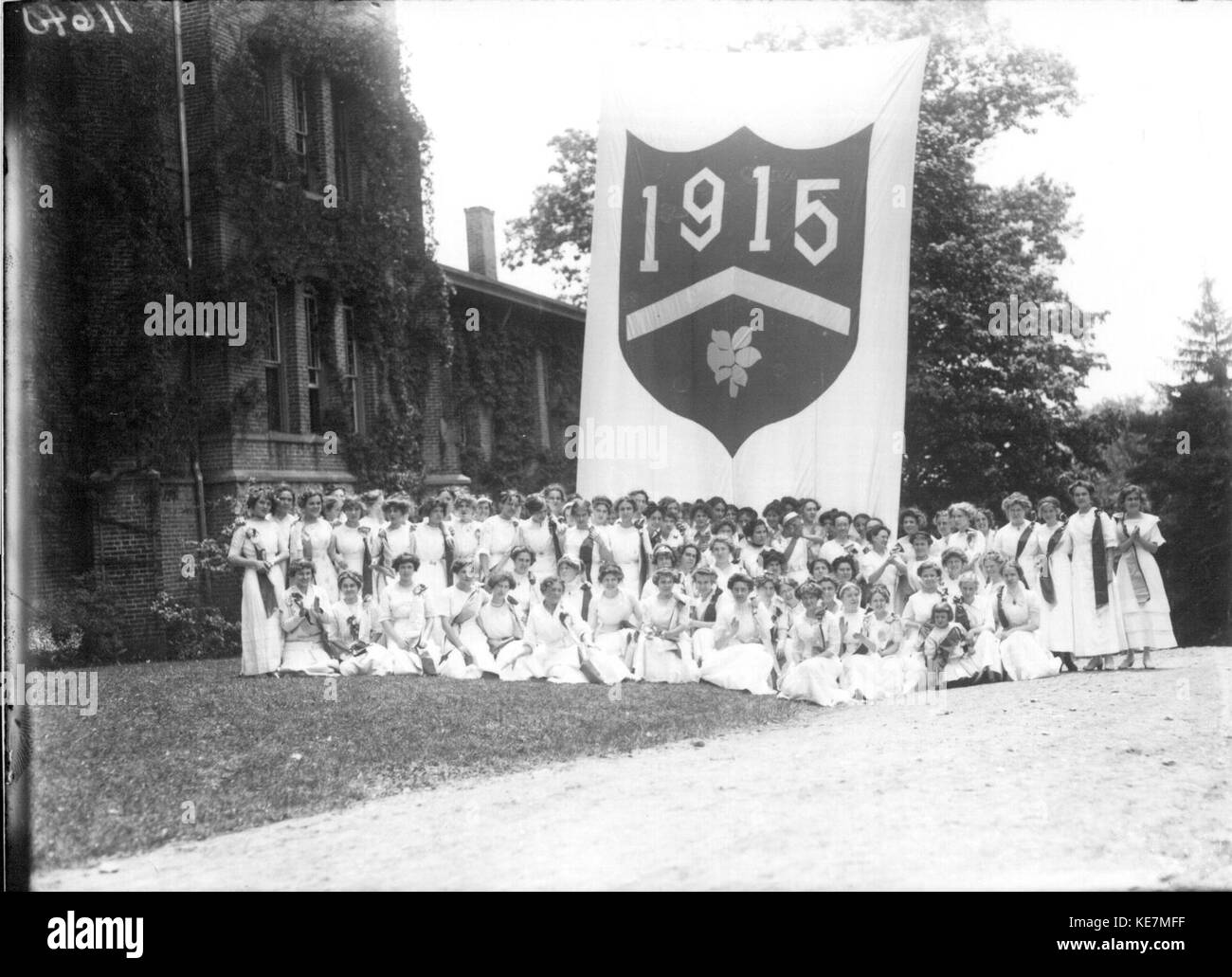 Western College on Tree Day 1912 (3191752342 Stock Photo - Alamy