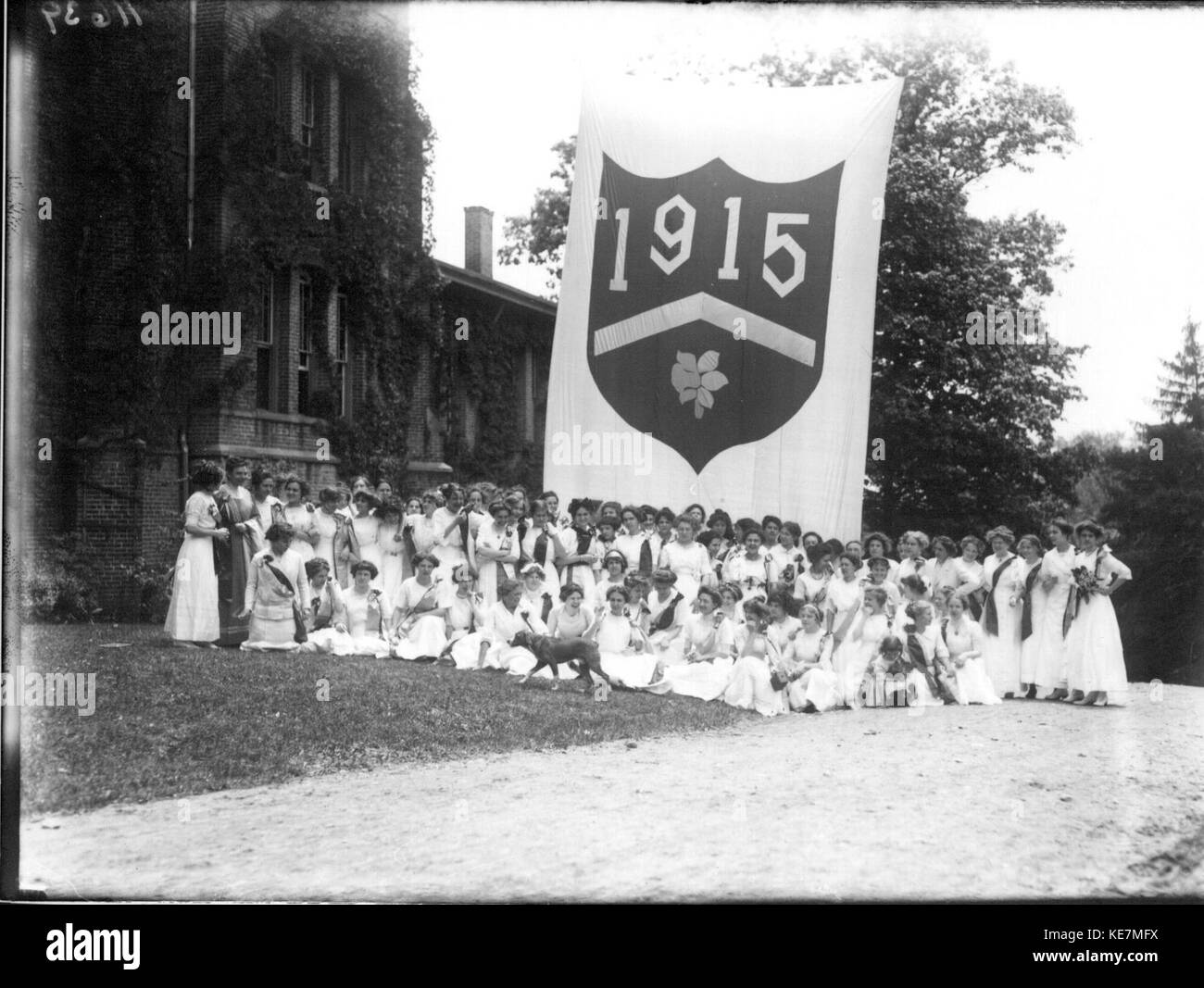 Western College on Tree Day 1912 (3190902333 Stock Photo - Alamy