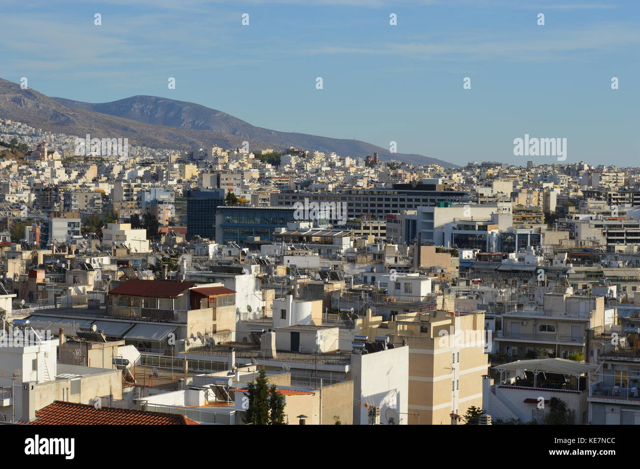 Athens city landscape hi-res stock photography and images - Alamy