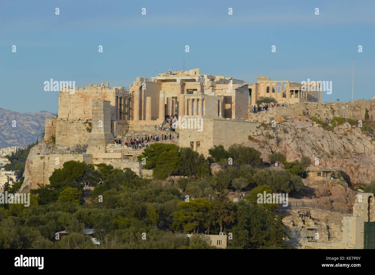 Athens acropolis Greece ancient temple Stock Photo - Alamy